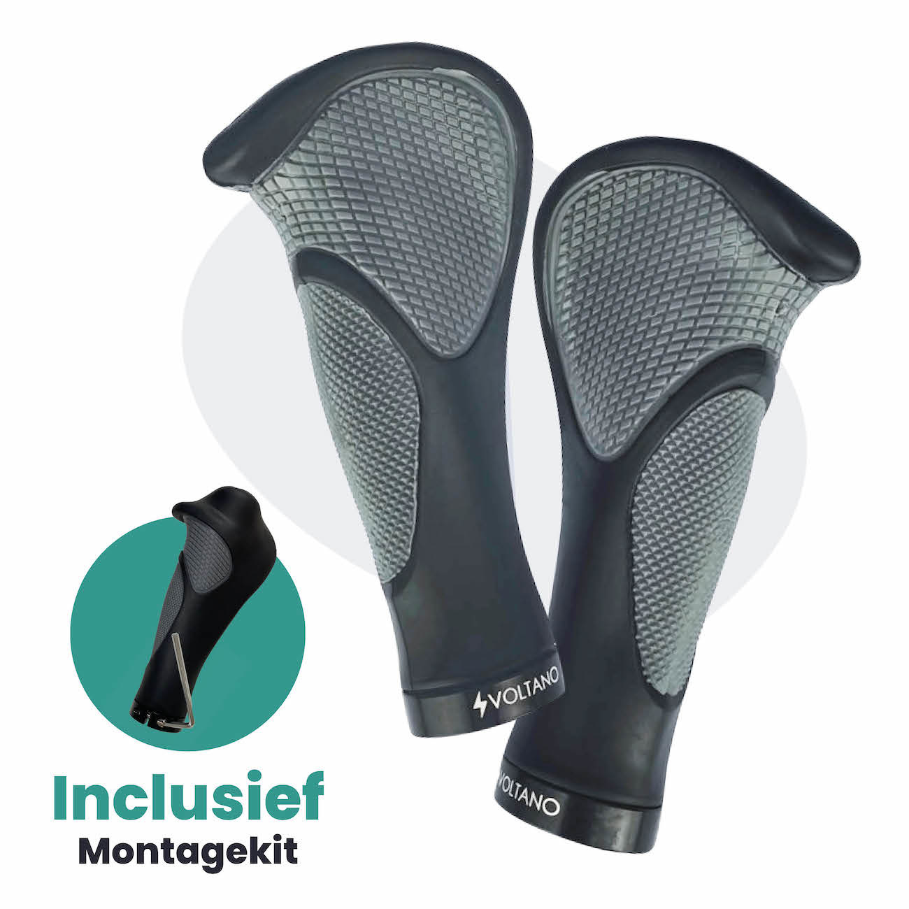 Voltano Ergonomisch Gevormde Fiets Handvatten - Imbus - Incl ...
