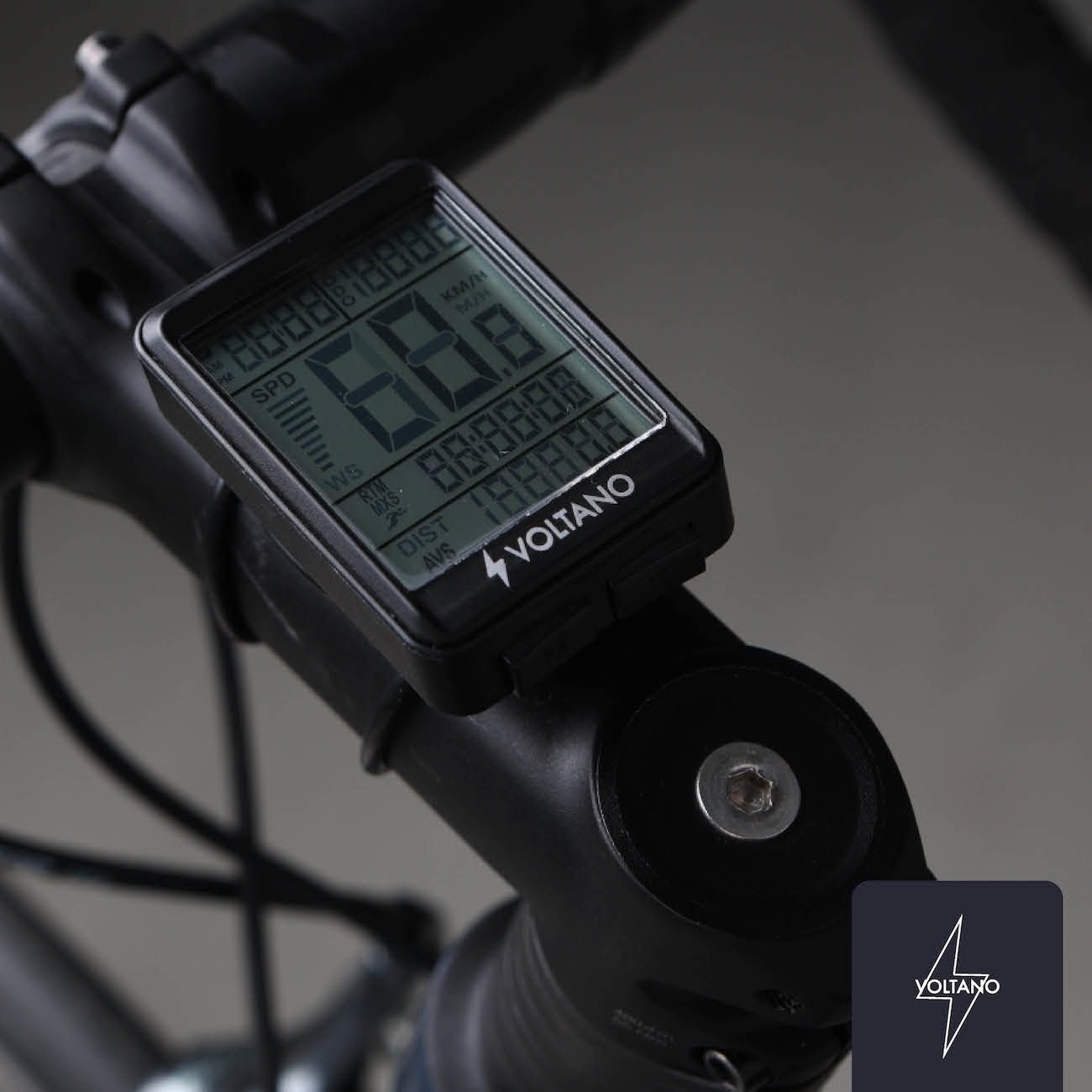 Voltano Draadloze Fietscomputer 2.1 inch - Zwart - 21 Functies ...